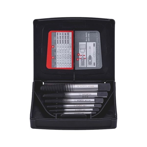 VARŽTŲ IŠSUKIMO RINKINYS, 6VNT. (M3-M24) - Würth Lietuva