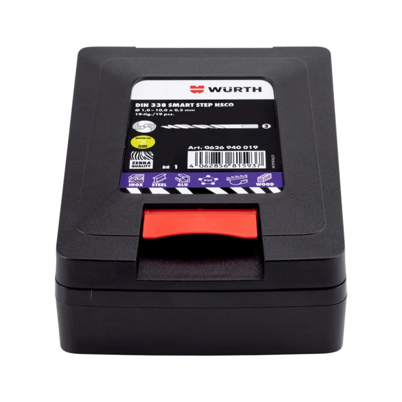 GRĄŽTŲ SMARTSTEP HSCO RINKINYS (1-10MMX0,5) 19 VNT. SYSKA - Würth Lietuva